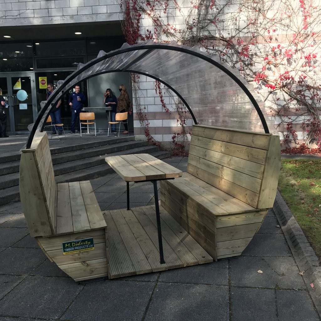 Outdoor Dining Pods - M. Doherty Timber Products Outdoor Dining Pods