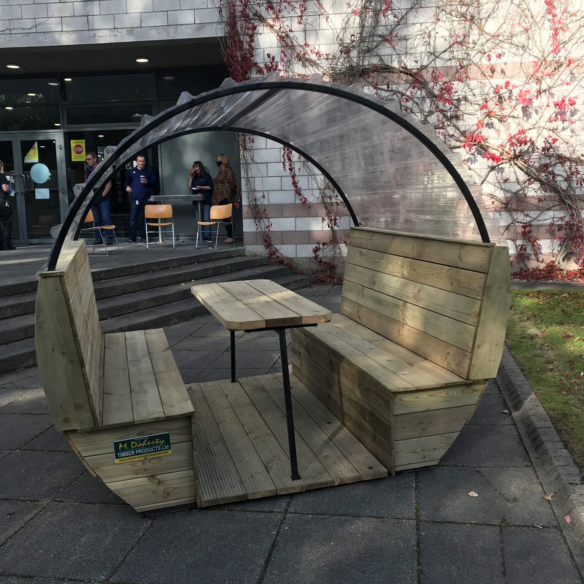 Outdoor Dining Pods - M. Doherty Timber Products Outdoor Dining Pods